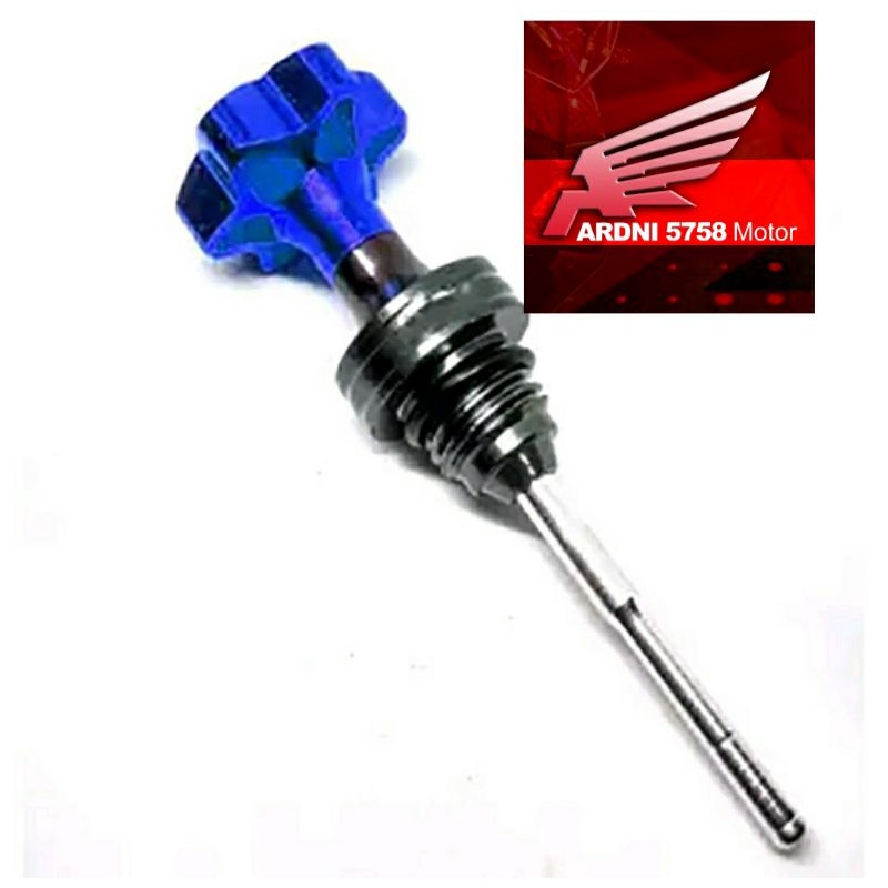 Jual GAUGE OIL LEVEL TUTUP STICK STIK COLOKAN UKUR OLI MESIN BIRU MODEL ...