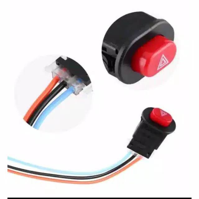 Jual Saklar Switch Tombol Lampu Hazard On Off LED Motor Mobil Sen ...