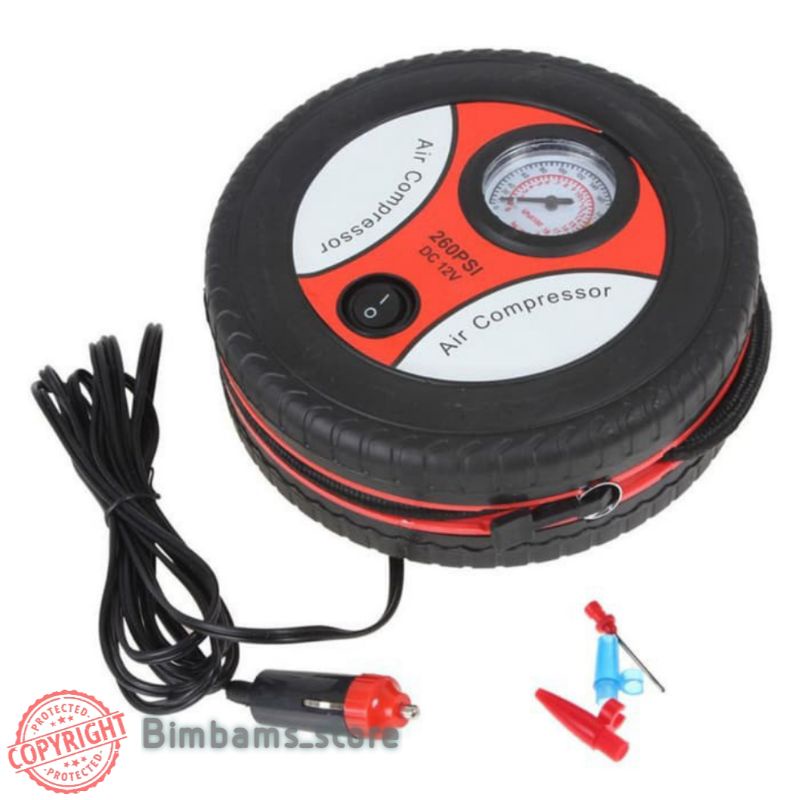 Jual Pompa Angin / Compresor Portable 12 Volt | Shopee Indonesia