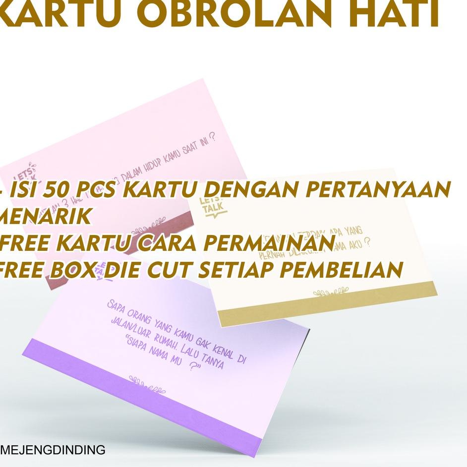 Jual Menarik.. Obrolan hati - Kartu Truth or Dare - Truth or Dare card - Kartu permainan Kartu ...
