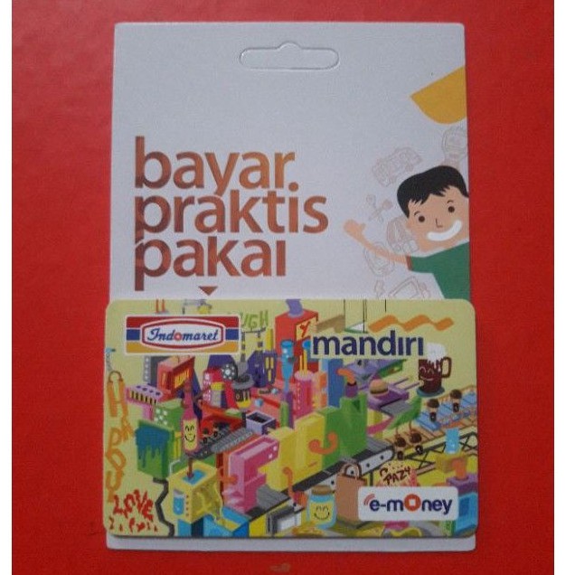 Jual INDOMARET CARD eMONEY design edisi Lama ORI /Like eTOLL Tapcash ...