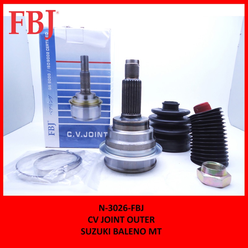 Jual CV JOINT LUAR SUZUKI BALENO MT FBJ AS RODA | Shopee Indonesia