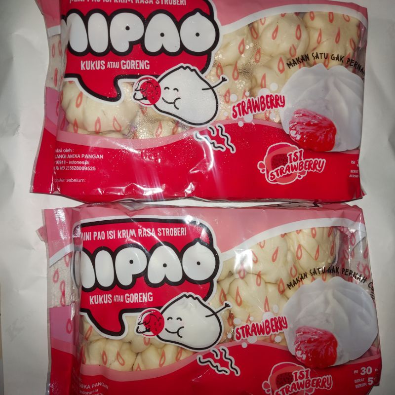 Jual mipao mini pao strawberry | Shopee Indonesia