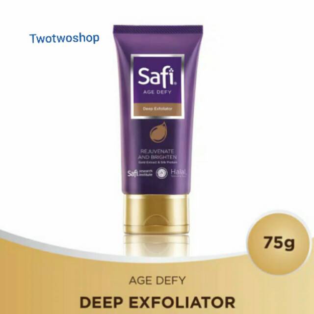 Jual Safi Age Defy Deep Exfoliator Scrub 75 gram | Shopee Indonesia