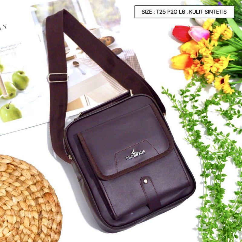 Jual TAS KERJA PRIA selempang kerja kantor cowok simpel bahan kulit ...