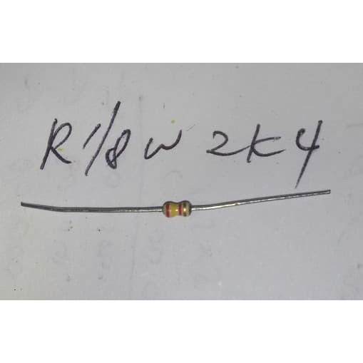 Jual Resistor R1/8w 2K4 Carbon Film original Japan | Shopee Indonesia