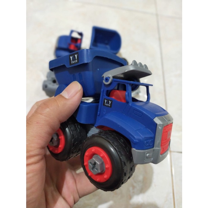 Jual Mainan Edukasi Bongkar Pasang Bak Dump Truck Rakit konstruksi ...
