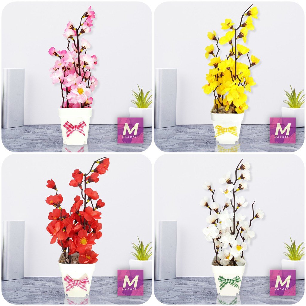 Jual Bunga Sakura Artifisial Mini Hiasan Meja Dekorasi Ruangan ...