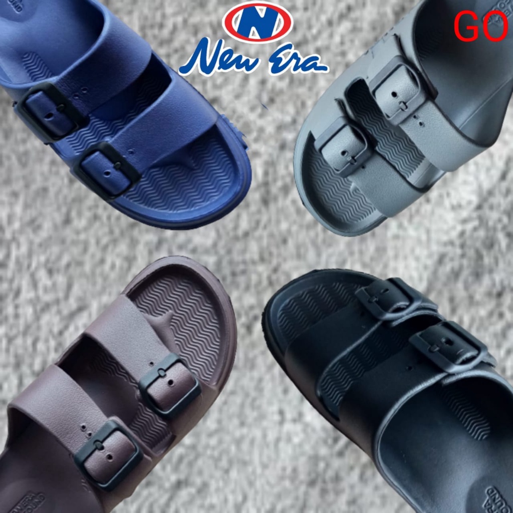 Jual gos NEW ERA MB E 7028 Sendal Pria Ban 2 Gesper Terbaru Sandal ...