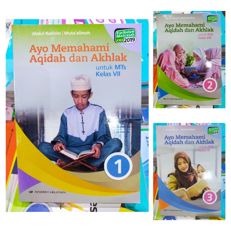 Jual Buku Pelajaran : Ayo Memahami Aqidah dan Akhlak Untuk MTs Kelas 7 8 9 KMA 2019 | Mutaalimah ...