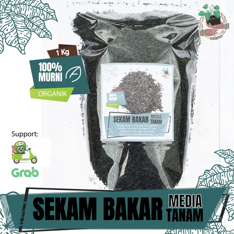 Jual Media Tanam Sekam Bakar Murni Organik Metan Premium Anti Jamur ...