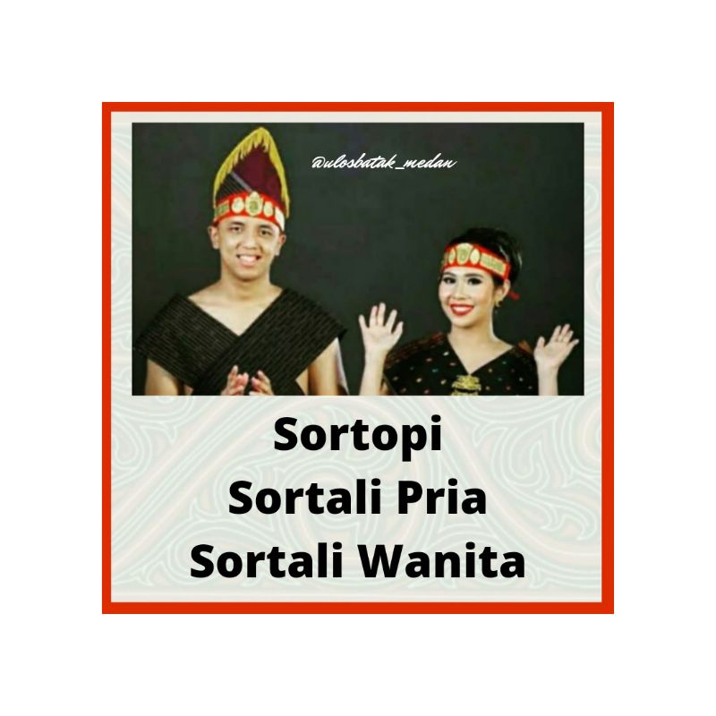 Jual Sortali Pernikahan Adat Batak Toba Acc Pengantin Baju Adat Batak ...
