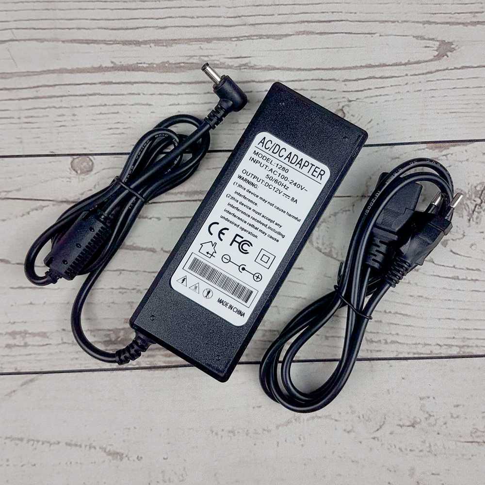 Jual VBS Power Adaptor LED Strip Monitor DC 12V 8A - JCY- 1280 | Shopee Indonesia
