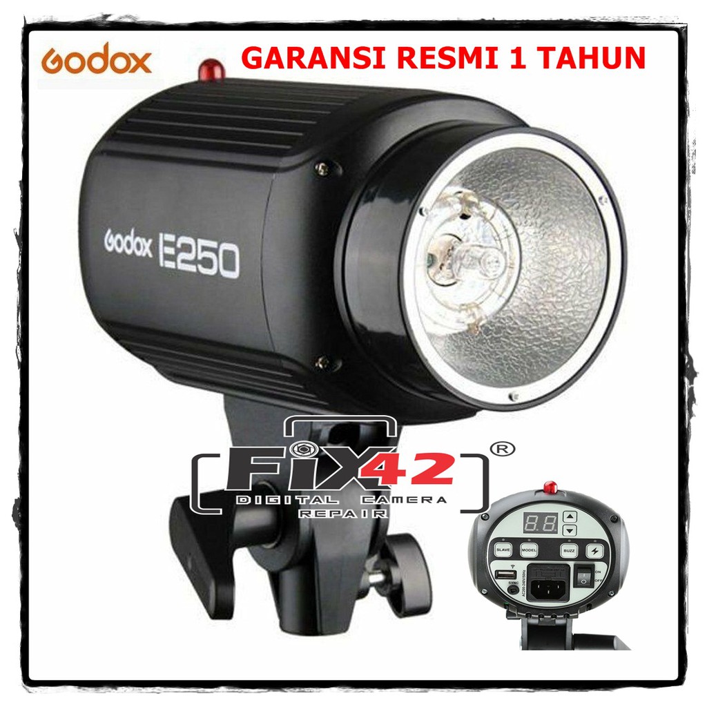 Jual GODOX E250 250W Photo Studio Strobe Flash Speedlite Garansi 1TAHUN ...