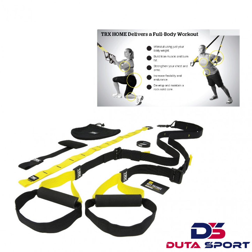 Jual TRX Home Gym Suspension Training Kit Tactical Fitness Workout ...