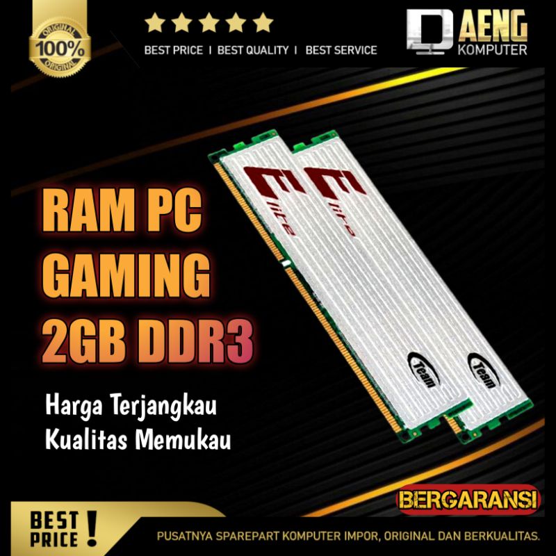 Jual Ram DDR3 2Gb Ram PC 2gb ddr3 Gaming Original Murah | Shopee Indonesia