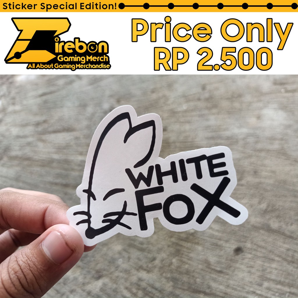 Jual Sticker Stiker White Fox Studio Anime | Shopee Indonesia