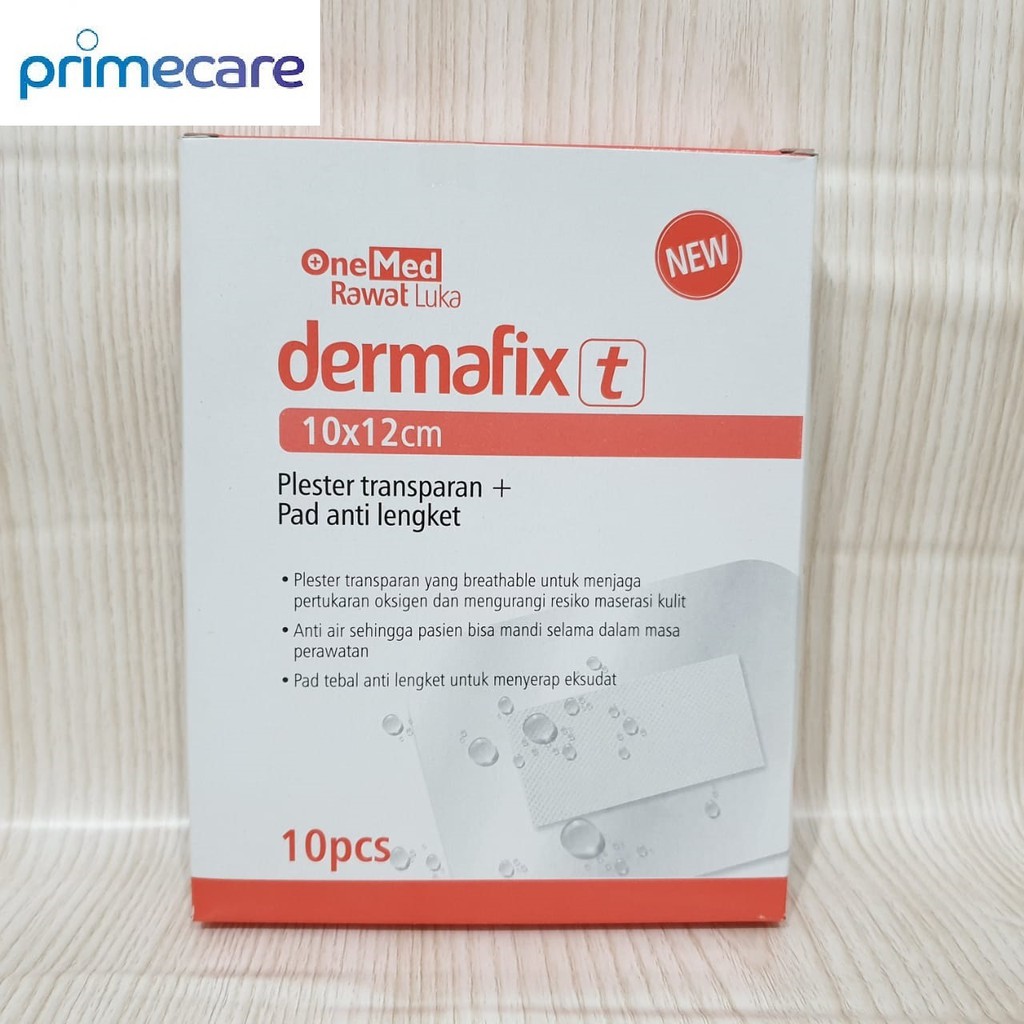Jual Dermafix T Plester Luka Transparan Anti Air 10x12cm Dermafix ...