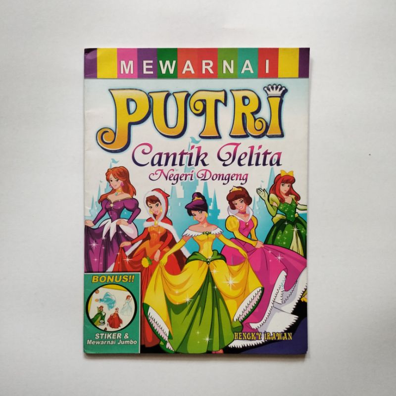 Jual Buku Anak: Mewarnai Putri Cantik Jelita | Shopee Indonesia