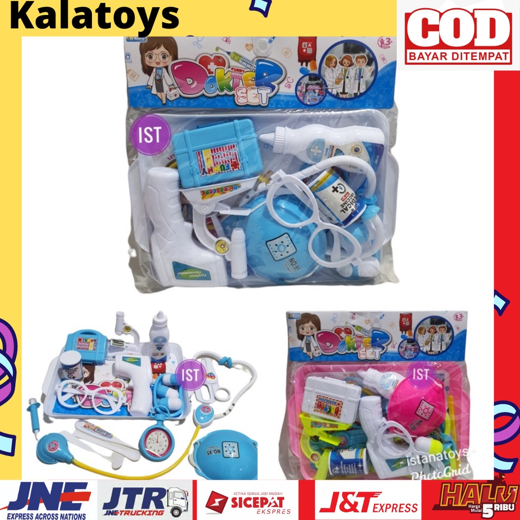 Jual COD Mainan Dokter Set Dokter Dokteran MD02 kado ulang tahun mainan ...