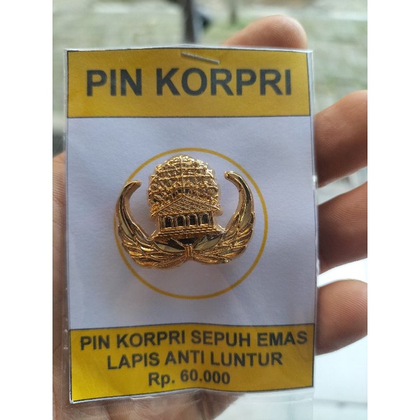 Jual pin korpri original | Shopee Indonesia
