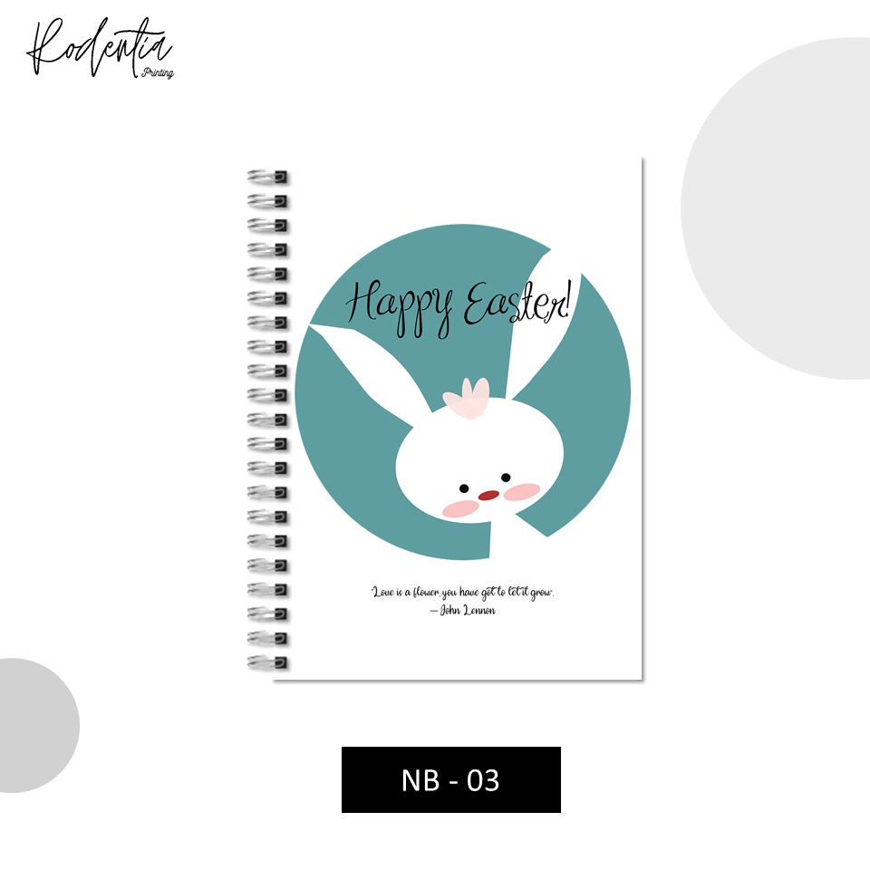 Jual Buku Catatan Note Books Isi 50 100 Lembar Polos Jilid Spiral ...
