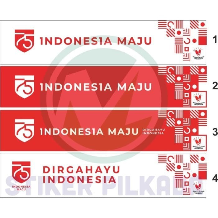 Jual SPANDUK BANNER HUT RI 75 5X1M (PILIH DESAIN SESUAI SELERA ...