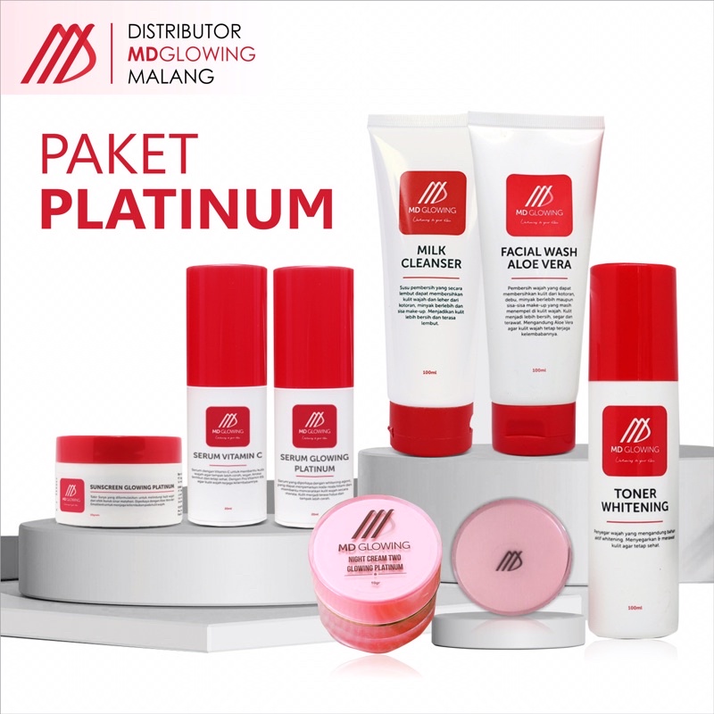 Jual MD GLOWING [ SATUAN ] PAKET GLOWING PLATINUM | Shopee Indonesia