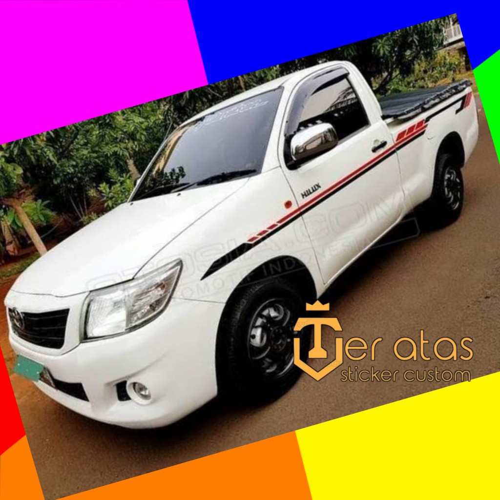 Jual cuting sticker mobil hilux single cabin dkk | Shopee Indonesia