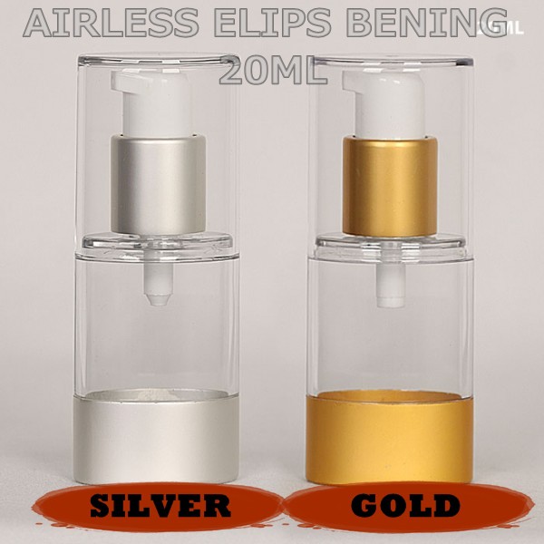 Jual TERLARIS !! BOTOL AIRLESS ELIPS BENING 20ML | Shopee Indonesia