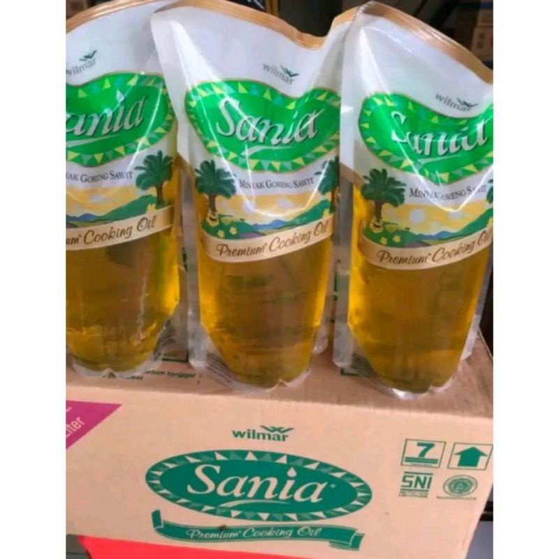 Jual MINYAK GORENG SANIA 1 LITER | Shopee Indonesia