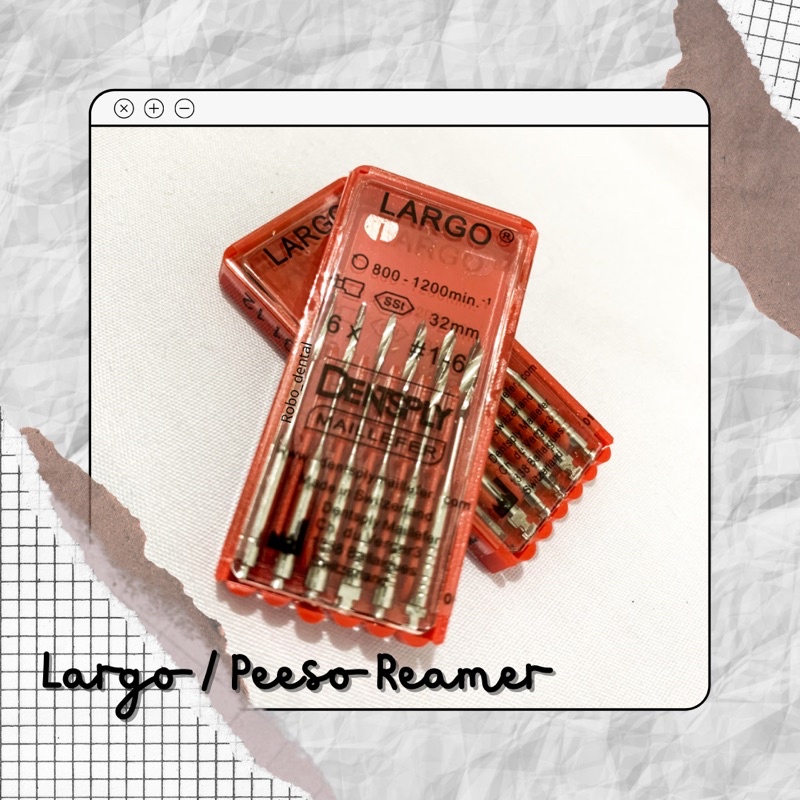 Jual Largo / Peeso Reamer Dentsply | endodontic instrument | Shopee ...
