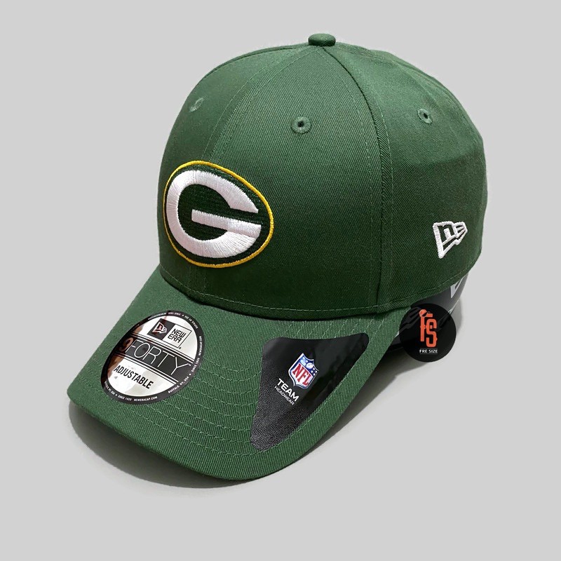 Jual TOPI NE ORIGINAL 940 GREEN BAY PACKERS BASIC VELCROO GREEN ...