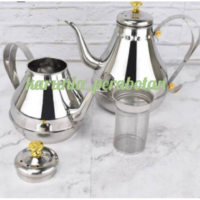 Jual Teko Aladin 1,2 Liter + Saringan Food grade | Shopee Indonesia