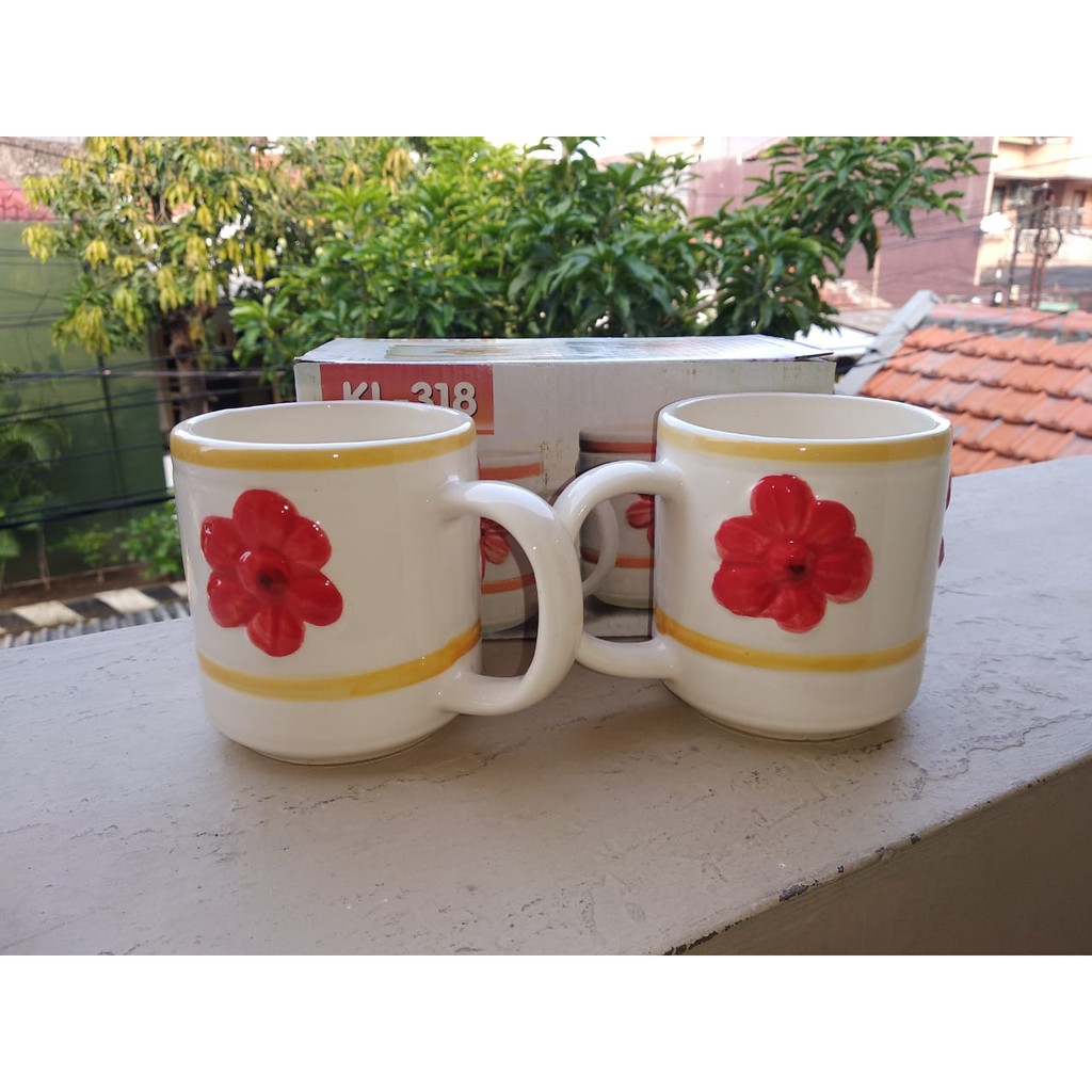 Jual mug couple bunga | Shopee Indonesia
