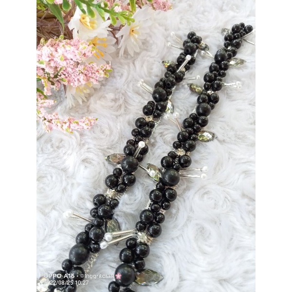 Jual Payet Rangkai/ Mutiara Rangkai Manik Bambu sampan/ Hiasan Kebaya ...