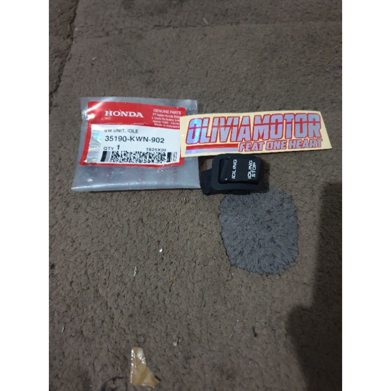 Jual tombol idling stop PCX 125 150 vario 125 150 esp SWITCH UNIT IDLE ...