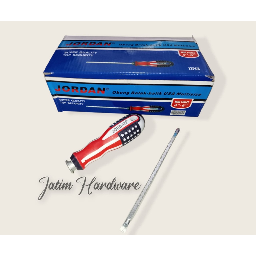 Jual Obeng Bolak Balik USA 4 Inch / Obeng Plus Minus 4" USA / Obeng 2 ...