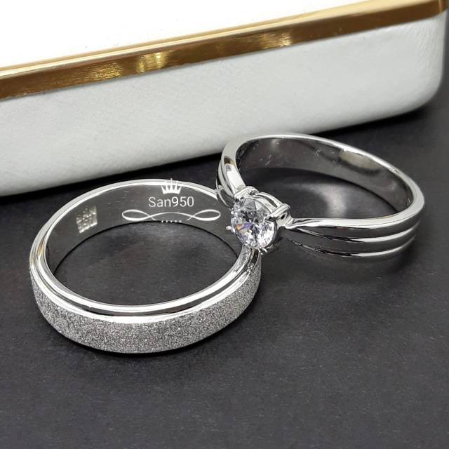 Jual Cincin perak original palladium platinum emas putih kuning silver ...