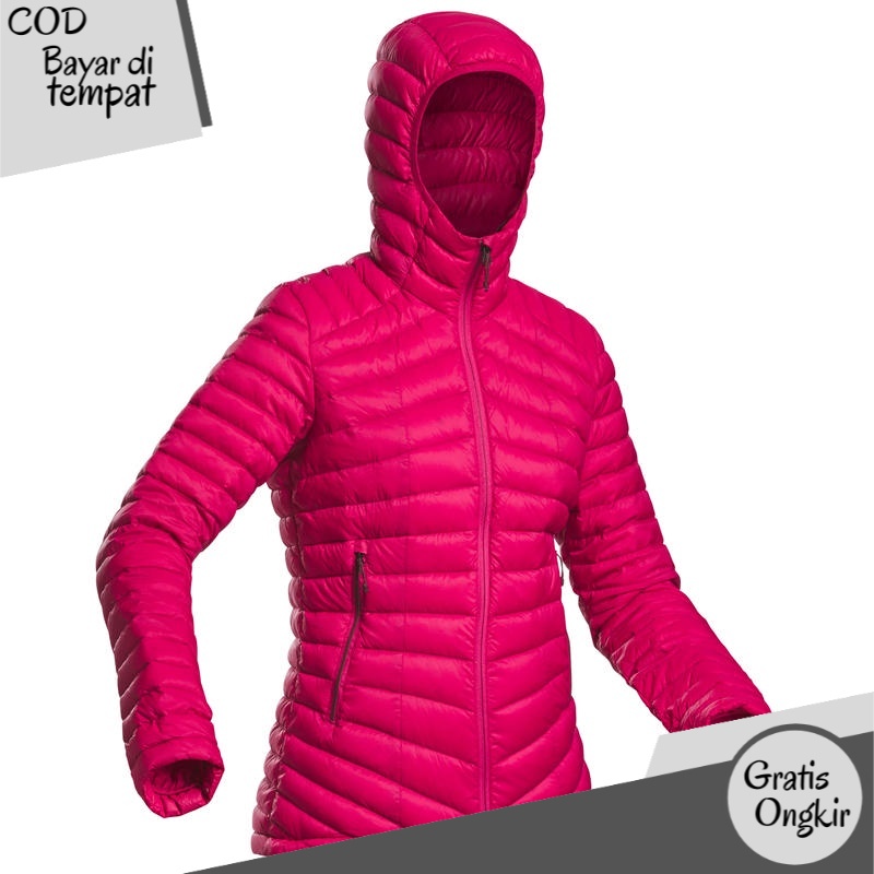 Jual Decathlon Quechua Trek 100 Down Jacket L Pink - 8397277 TN2 | Shopee Indonesia