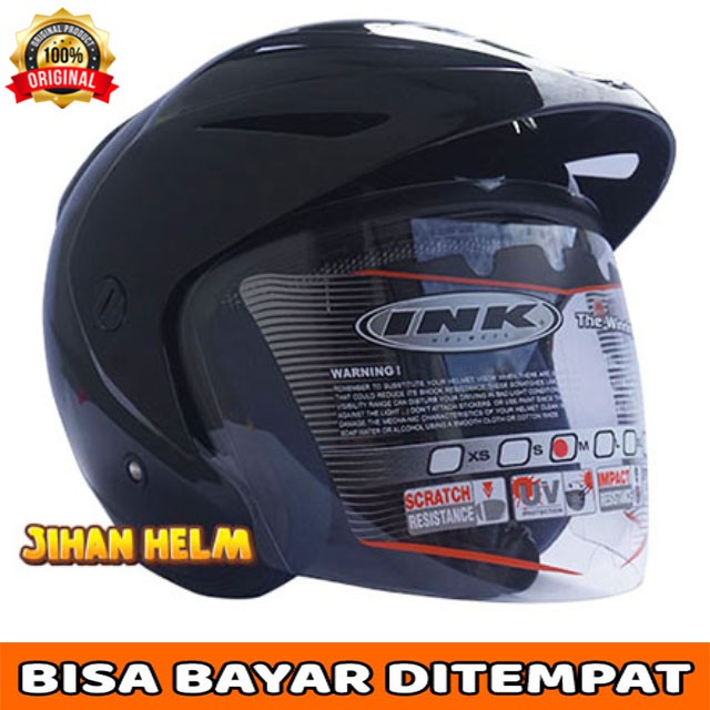 Jual HELM / INK HELM / INK / HELM INK CX22 BLACK TERMURAH | Shopee ...