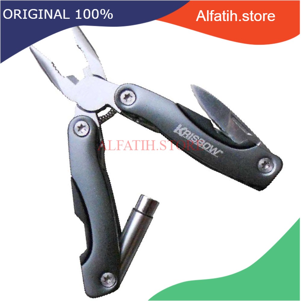 Jual Krisbow Alat Saku Multipurpose Tool Stainless Steel 9 In 1 - Abu ...