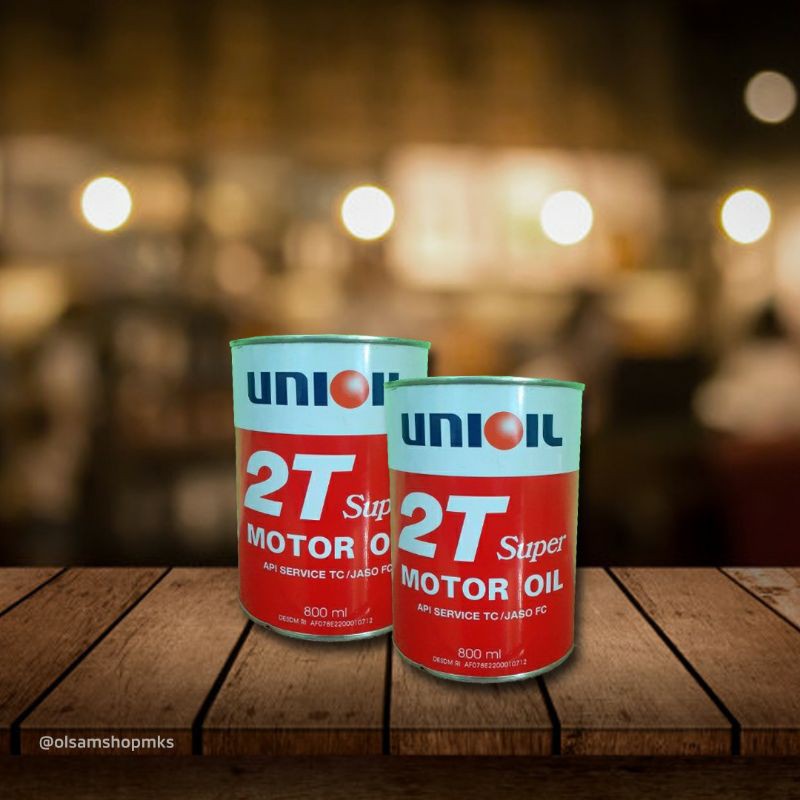 Jual OLI SAMPING 2T UNIOIL 800ML KALENG ORIGINAL | Shopee Indonesia