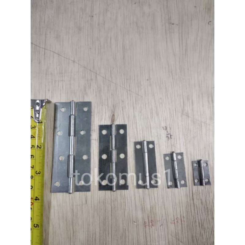 Jual Engsel Tipis Kupu Plat 1 1.5 2 2.5 3 4" Inch Pintu Laci Triplek ...