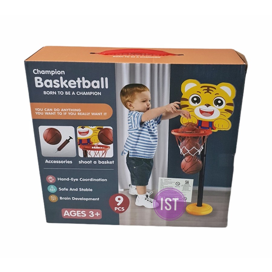 Jual Mainan Anak Champion Basketball Bola Basket NBA Kodok Singa BEAR ...