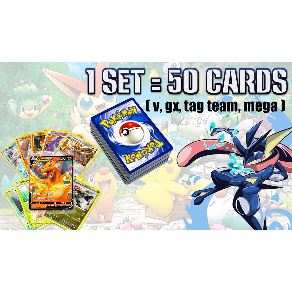 Jual SET KARTU POKEMON DUMMY RANDOM NO REPEAT 50 PCS CARDS | Shopee ...
