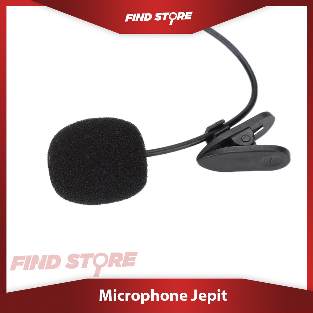 Jual Mic Kecil Jepit Baju Microphone Tiktok Live Streaming ASMR ...