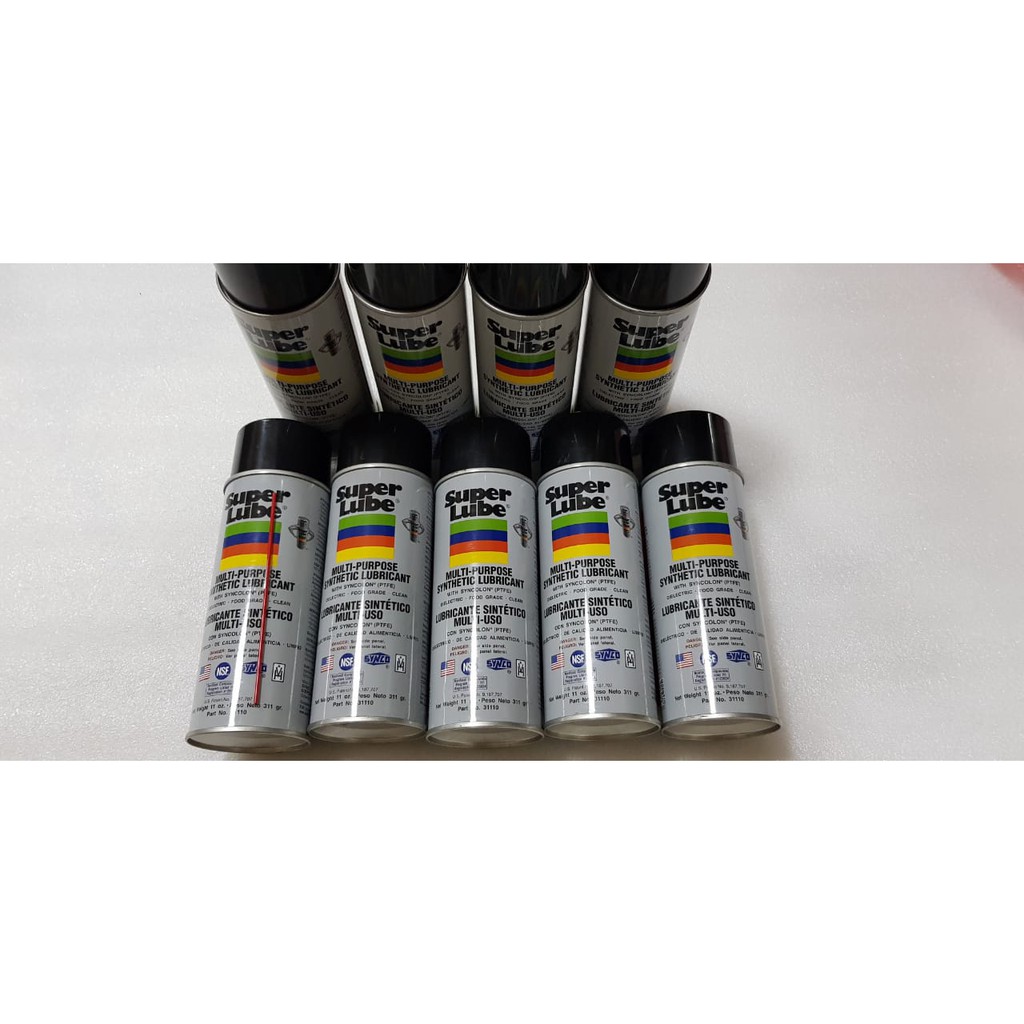 Jual SUPER LUBE SPRAY MULTIPURPOSE SYNTHETIC LUBRICANT WITH SYNCOLON ...