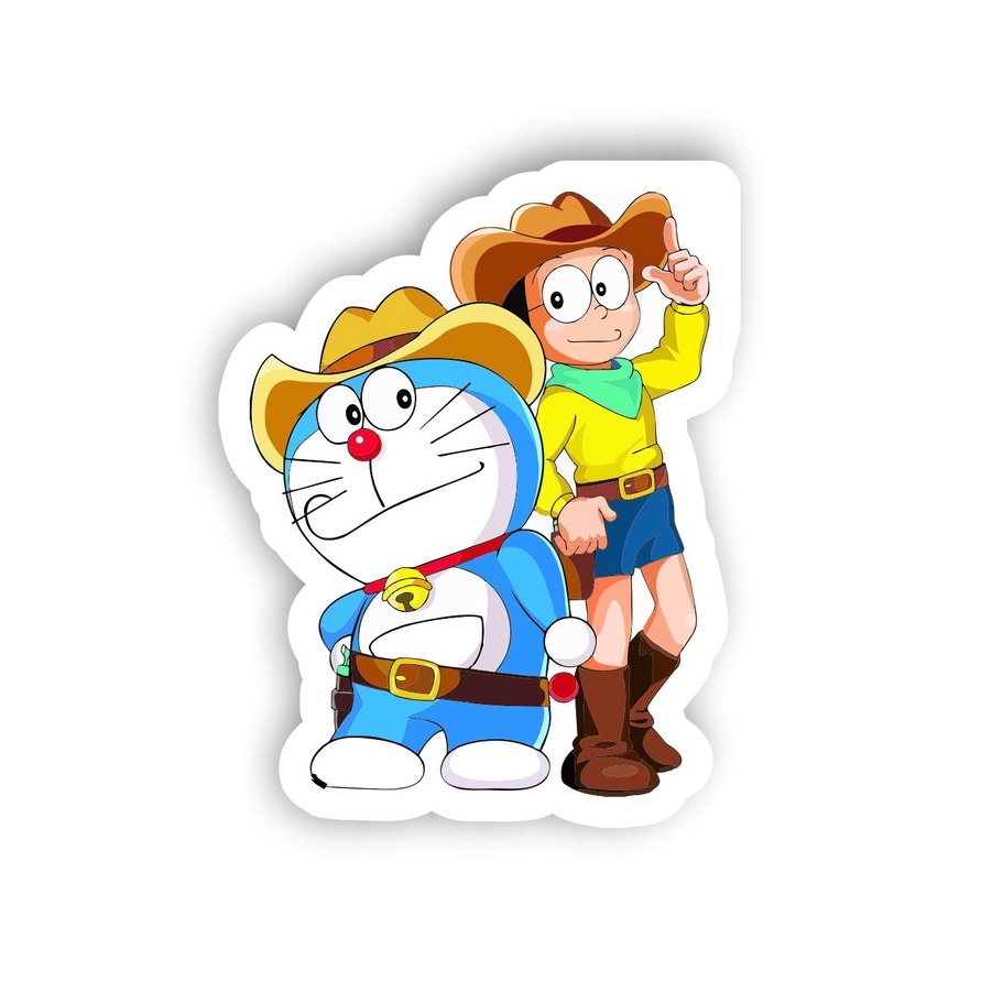 Jual Stiker Doraemon Nobita hypebeast Sticker bahan graftac anti air ...