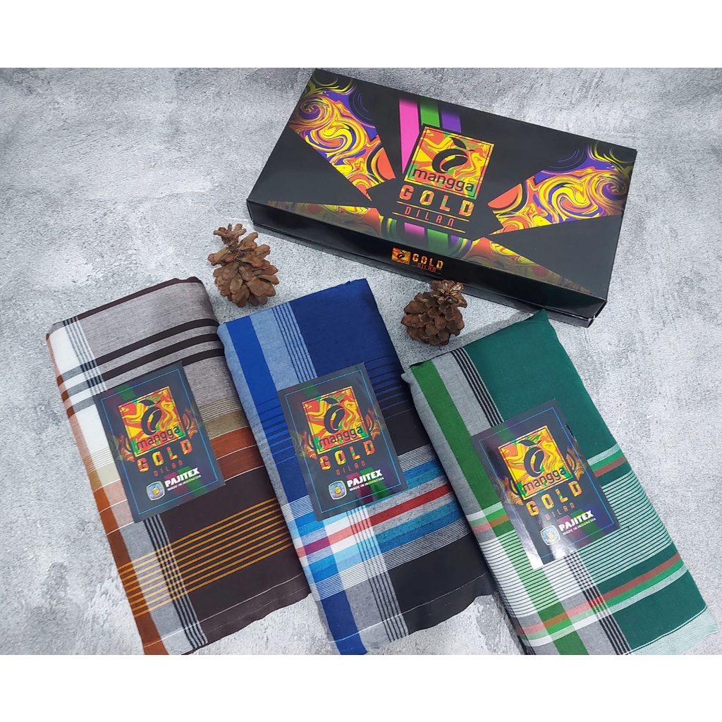 Jual Sarung Mangga Gold Motif Premium / Sarung Dewasa motif Mangga Gold ...
